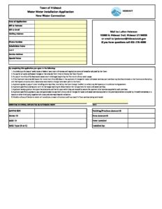 Water-Meter-Installation-Application—New-Water-Connection – Town of ...